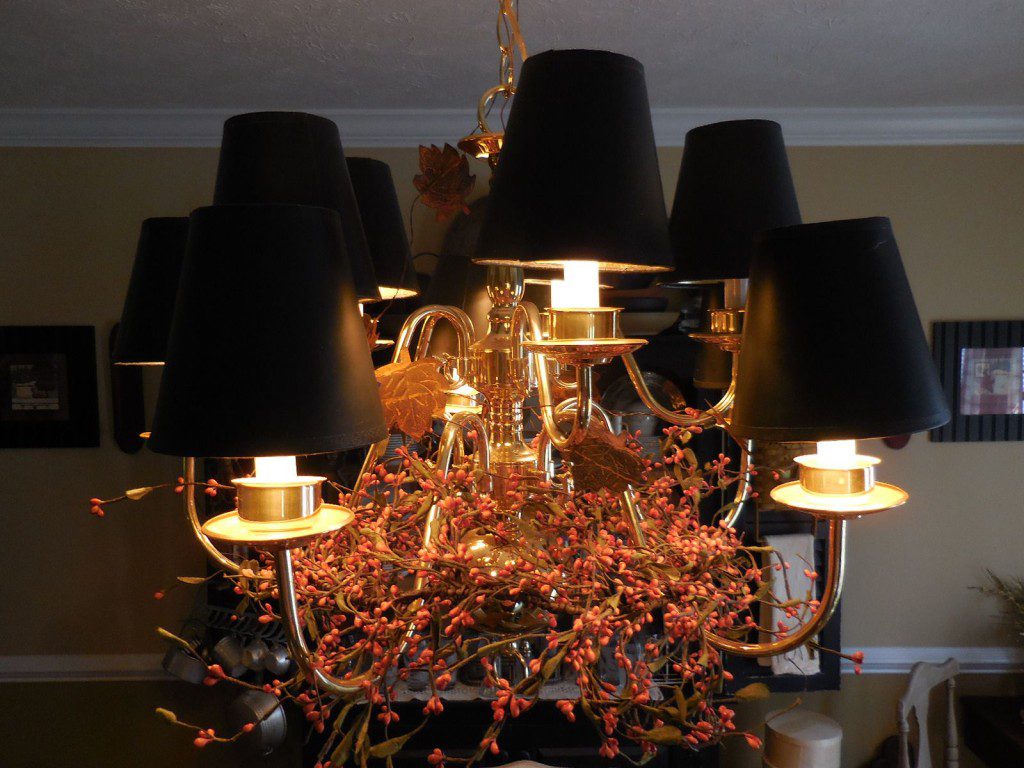 Fall Decorating |Dining - Room - Chandelier — Timeless Treasure Trove