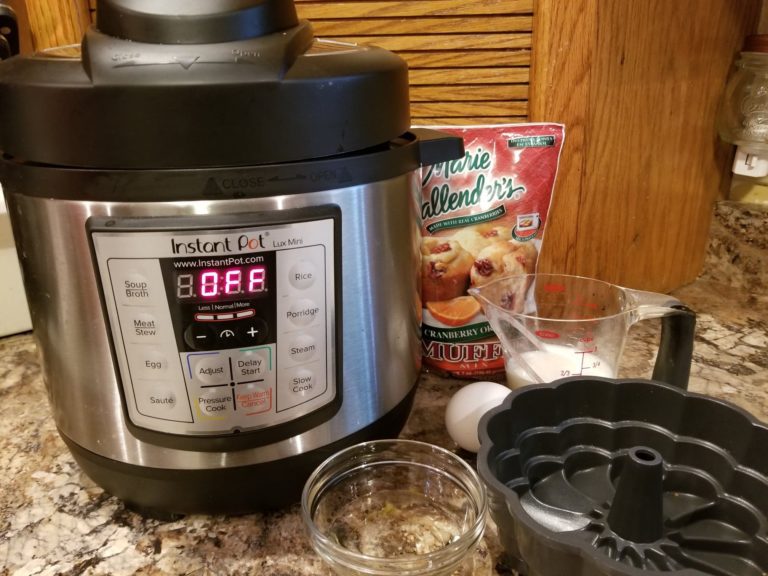 Instant Pot Muffin Mix Mini Cake — Timeless Treasure Trove