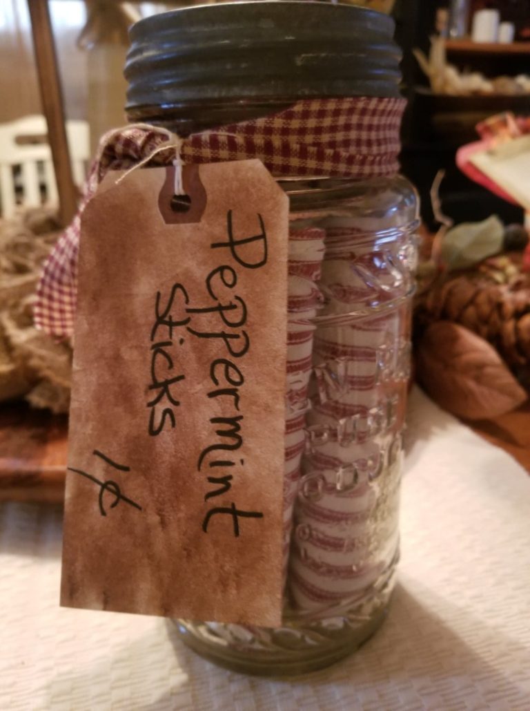 Primitive Old Fashioned Peppermint Sticks — Timeless Treasure Trove
