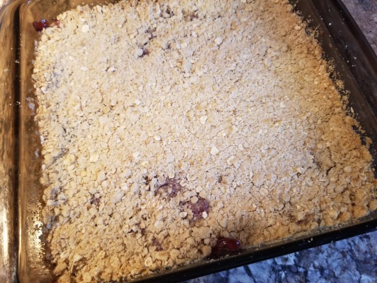 Homemade Cherry Crunch — Timeless Treasure Trove